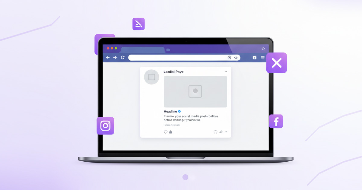 Social Preview Tool - Real-Time Social Media Post Preview Tool